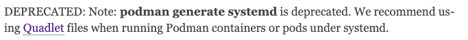 PodmanのQuadletでコンテナのsystemdサービス化を行う